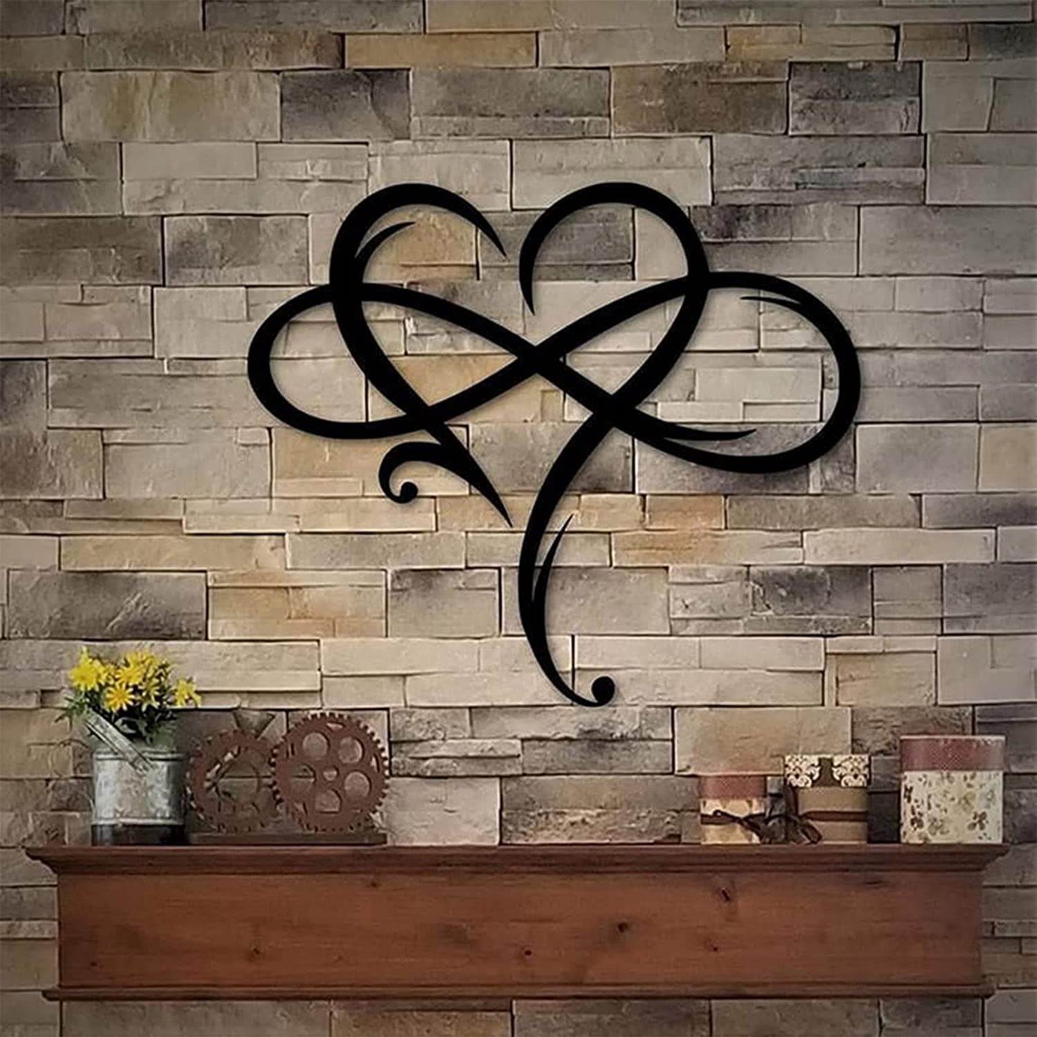 Infinity hart wand decoratie™ | Het symbool van de eeuwige liefde – cottoom